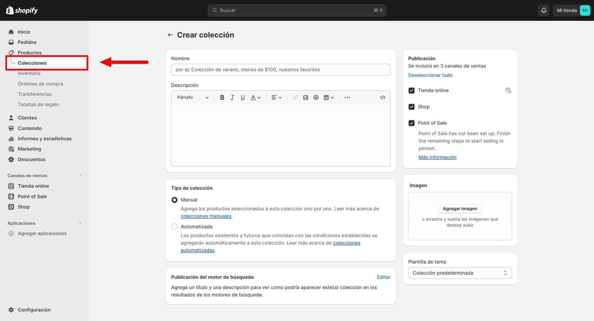 Cómo crear una Tienda Shopify en 2025