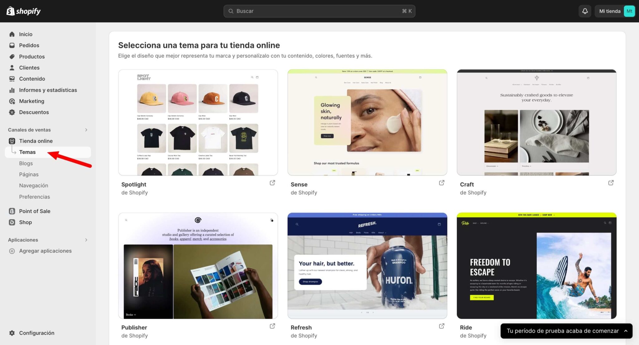 Cómo crear una Tienda Shopify en 2025