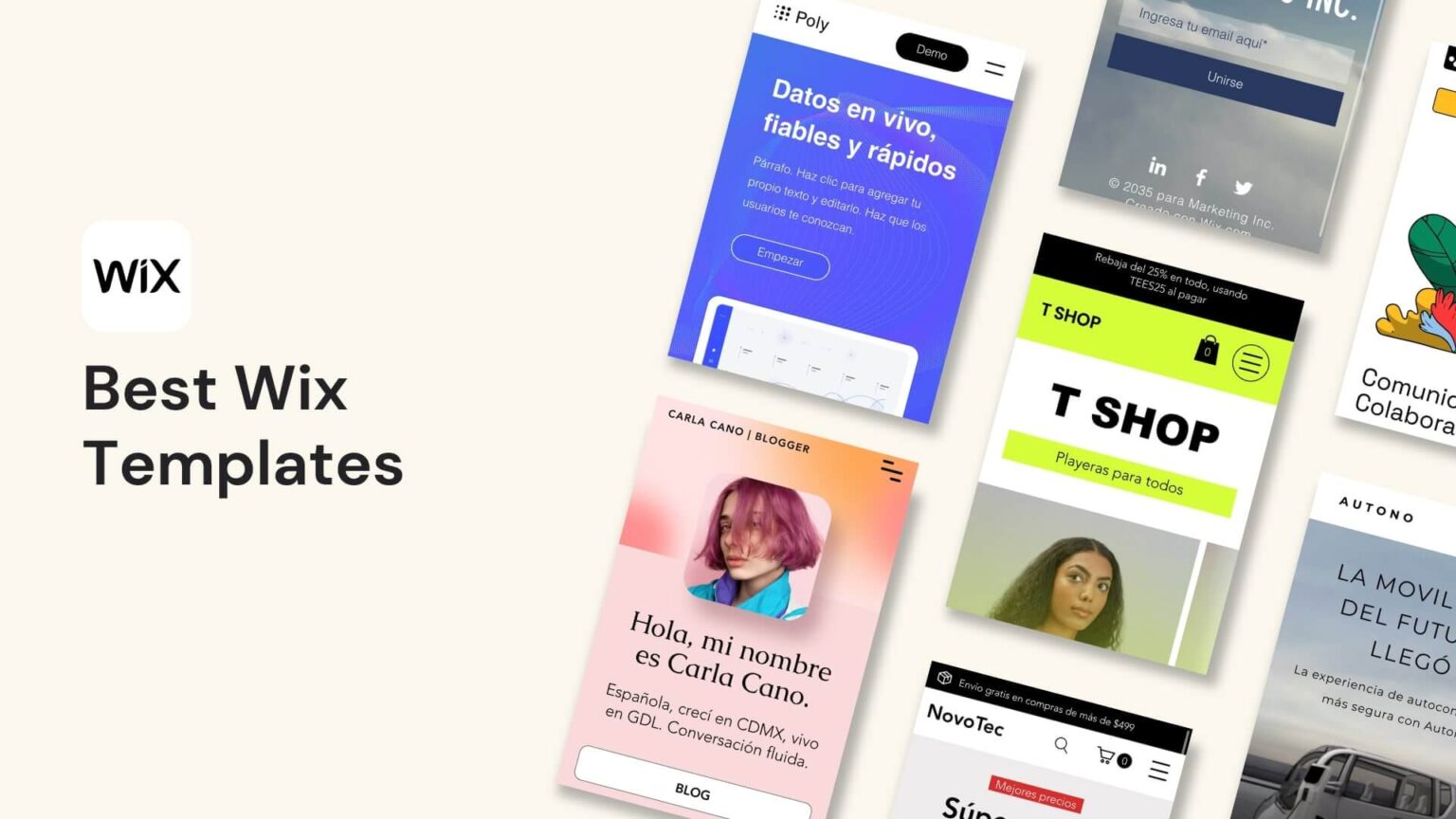 Best Wix Templates in 2026 (13 examples)